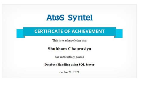 Shubham Chourasiya On Linkedin Sqlserver Mssqlserver Tsql Ssis Msbi Ssrs Certified