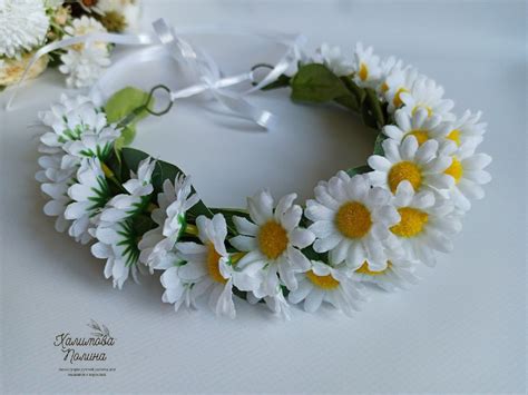 Венок из ромашек Wreaths Floral Wreath Floral
