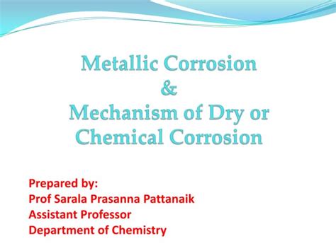 Wet Or Electrochemical Corrosion Pdf
