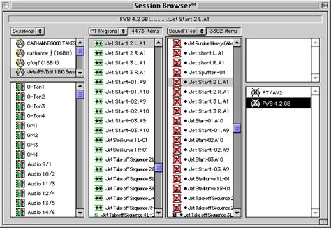 Session Browser