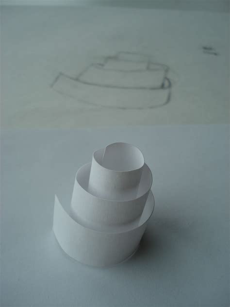 A Faithful Attempt Paper Curl Observational Drawing
