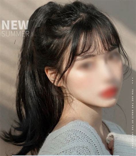 [새상품 무배] 첫사랑가발 뒷머리 포니테일 롱웨이브 헬로마켓