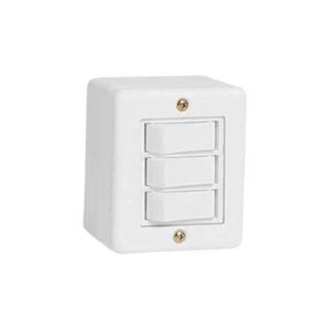 Interruptor Triplo Sistema X Box Bco Nova Boni Distribuidora De Material De Construção