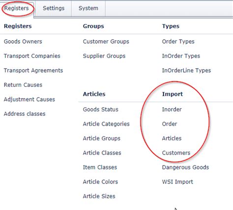 Importing Data From Excel Ongoing WMS