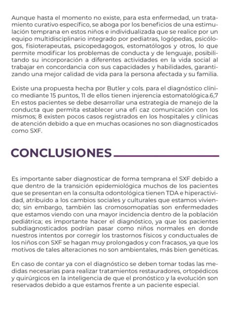 Manejo Ortodoncico En Paciente Con Sindrome De X Fragil Dra Ruth Nassi