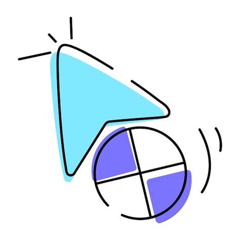 Premium Vector Cursor Buttons Hand Drawn Icon