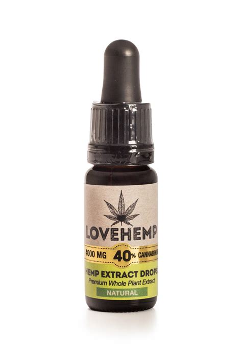 Love Hemp 4000mg 40 Cbd Oil 10ml Cbd Hemp Oil Uk