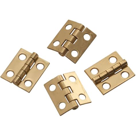 Builders Hardware 4 Pack 34 X 58 Solid Brass Narrow Hinges Home