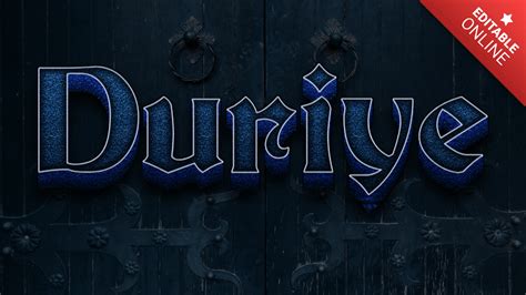 Duriye Viking Text Effect Generator