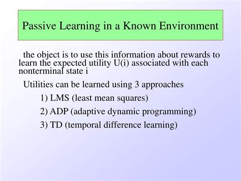 Ppt Cpsc 533 Reinforcement Learning Powerpoint Presentation Free