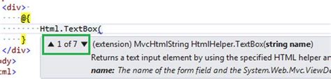 Built In Html Helper Class In Mvc