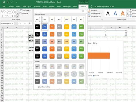 Track The Progress Using PROGRESS CHART In Excel