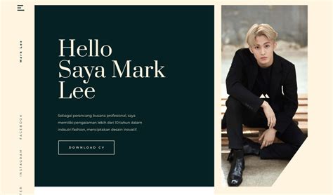 5 Template Html Untuk Cv And Biodata Download Gratis