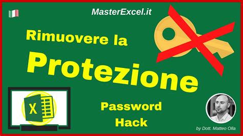 masterexcel it rimuovere password excel come rimuovere la protezione da un file excel youtube