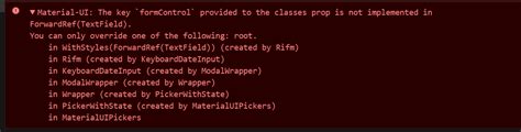 Javascript Material Ui Cannot Override Datepicker Style Using