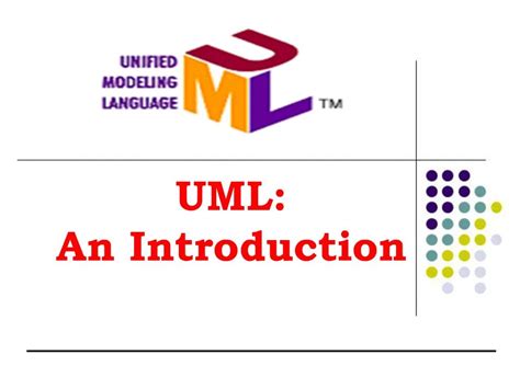 PPT UML An Introduction PowerPoint Presentation Free Download ID