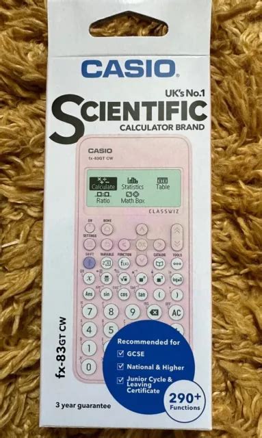 Casio Fx 83gt Cw Pink Classwiz Scientific Calculator New And Sealed Free Post Eur 14 91 Picclick Fr