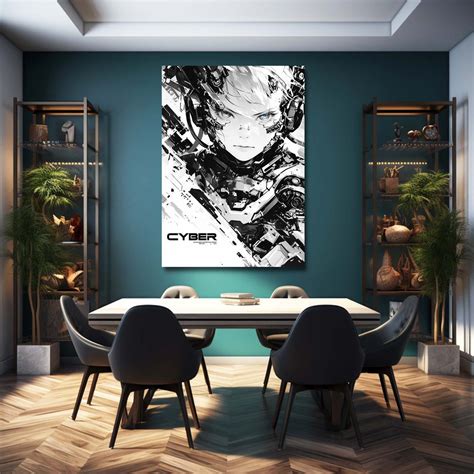 Home Neural Interface Cyberpunk Art