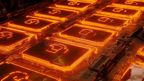 Close Up Of A High Security Padlock On A Computer Circuit Board Highlighting Cybersecurity And