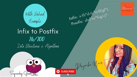 Episode 16100 Infix To Postfix Using Stack Data Structures And Algorithms Youtube