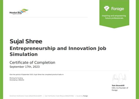 Sujal Shree On Linkedin Completed The Enterpreneurship And Innovation