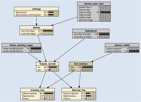 The Bayesian Belief Network Developed Through Expert Opinion For The