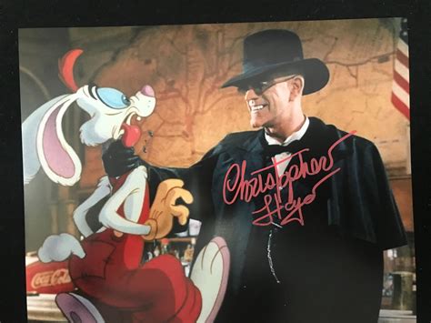 Christopher Lloyd Signed Who Framed Roger Rabbit 8x10 Wwoc Coa