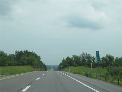New York Interstate Southbound Cross Country Roads