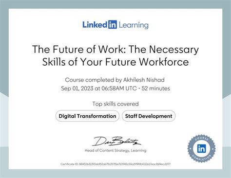 akhilesh nishad on linkedin certificate of completion