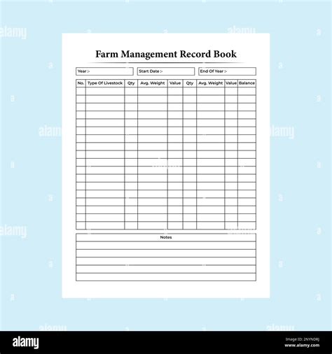 Farm Management Notebook KDP Interior Farm Information Checker And Cultivator Task Tracker