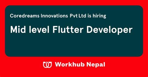 workhub nepal on linkedin mid level flutter developer