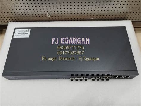 Vsol V1600d4 Dp 2ac Epon Olt 4 Port Epon 4ge Rj45 10ge Sfp Dual Power With 4pcs Sfp Px