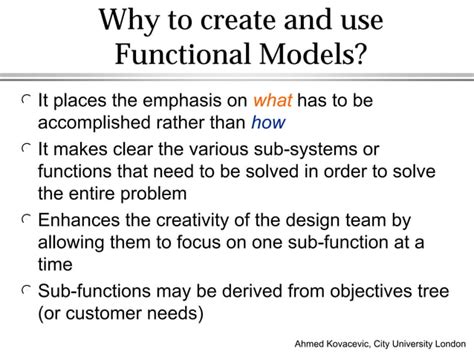 Design Process Overview Ahmed Kovacevic Ppt