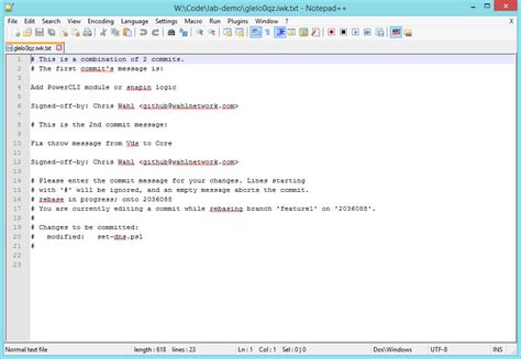 Using An Interactive Rebase To Squash Commits Wahl Network