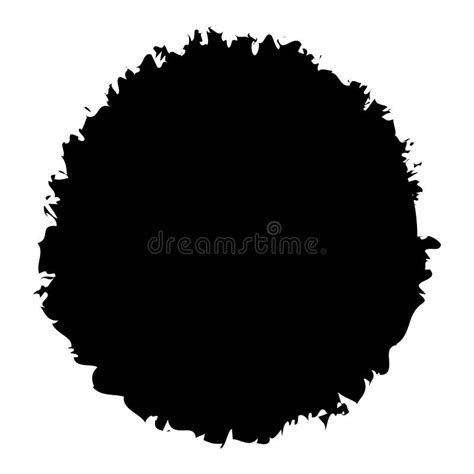Grungy Circle Blob Blotch Vector Stock Vector Illustration Of Blot Drawn 213749993