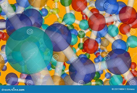 Molecule Model Stock Illustration Illustration Of Molecules 23174804