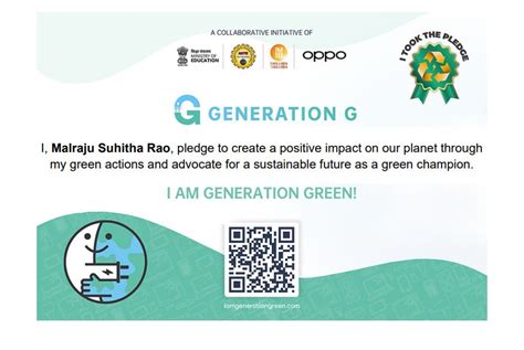 Malraju Suhitha On Linkedin Generationg Sustainability