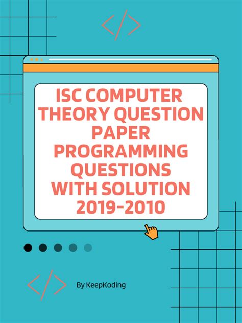 Isc Theory Paper Pdf Constructor Object Oriented Programming Programming