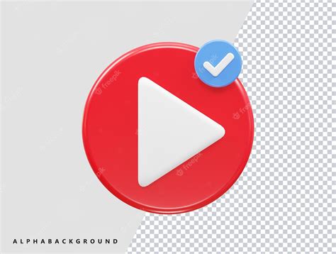 비디오 플레이어 아이콘 3d 그림 벡터 투명 요소 프리미엄 Psd 파일