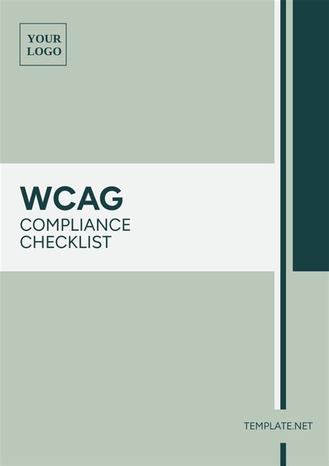Free Wcag Compliance Checklist Template To Edit Online