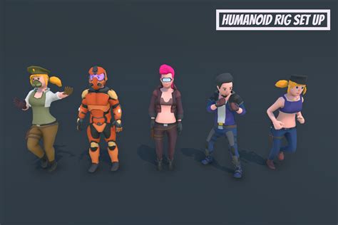 Customizable 3d Sci Fi Characters