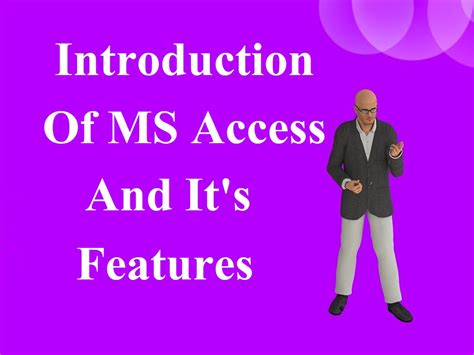 Introduction Of Ms Access And Its Features In Hindi