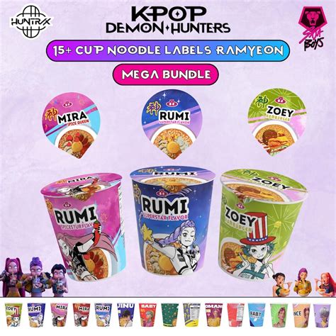 Kpop Ramen Favor Cups Etsy
