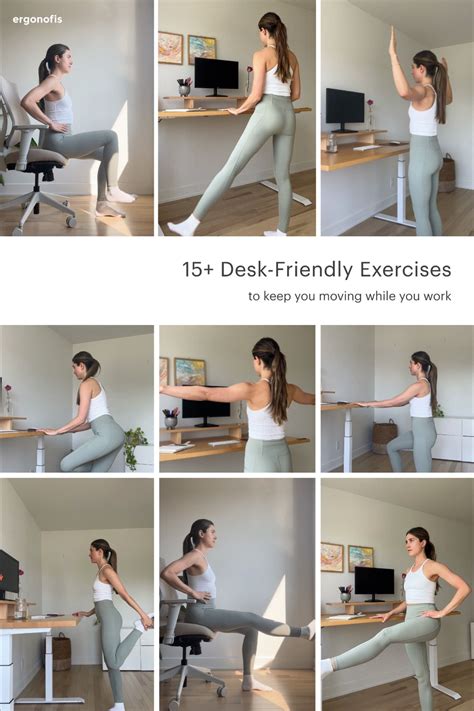 Stay Active At A Desk Job Easy Home Workout Office Desk Workouts