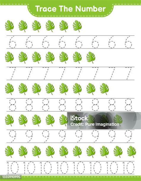 숫자를 추적합니다 몬스터와 숫자를 추적 교육 어린이 게임 인쇄 워크 시트 벡터 일러스트레이션 0명에 대한 스톡 벡터 아트 및 기타 이미지 Istock