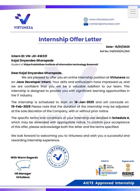 Javadeveloper Internship Kajal Ghorapade