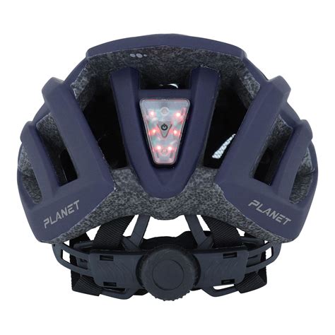 Casque Vélo Adulte Gist E Bike Planet Urban Bleu Avec éclairage Intégré Casque Vélo Sur La