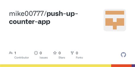 Github Mike00777push Up Counter App