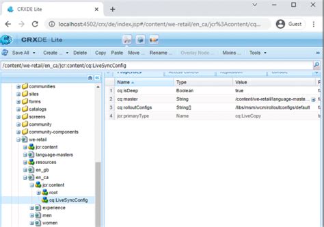 How To Re Sync A Live Copy Language Root To A Blueprint In Aem Msm Sourced Code