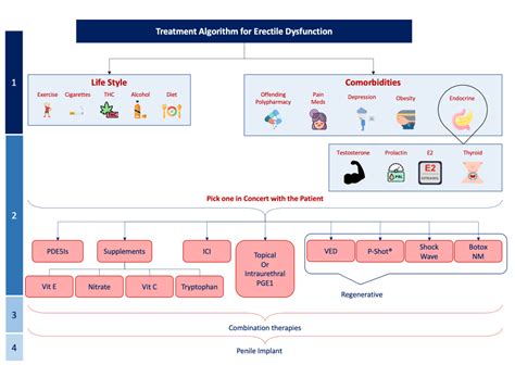 Updated Algorithm For The Treatment Of ED Priapus Shot